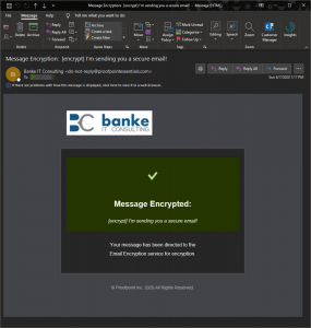 Proofpoint – How to send an encrypted email – Banke IT Consulting ...