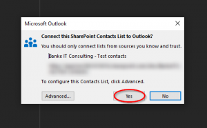 How to Add a SharePoint Contact List to Outlook – Banke IT Consulting ...