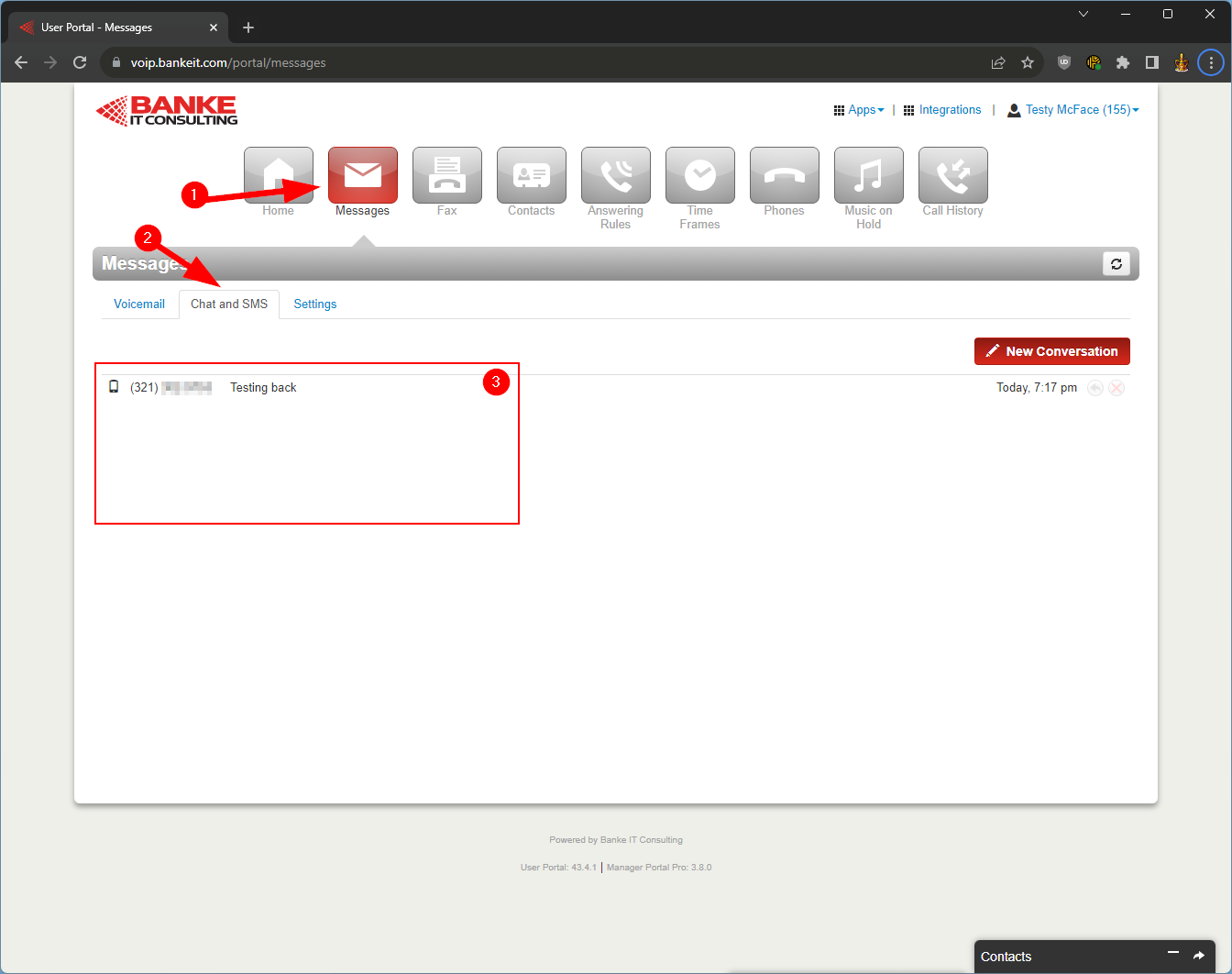 Send and Receive Messages from the Manager Portal – Banke IT Consulting Knowledgebase